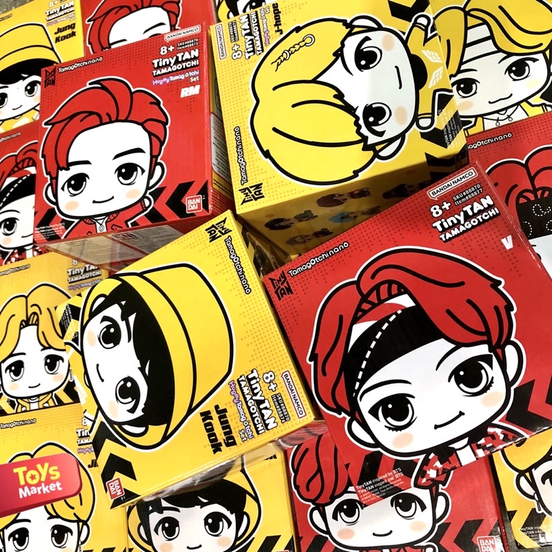 Jual BANDAI TinyTAN Hugmy Tamagotchi BTS - Jin / Jimin / J-Hope / V / Suga / RM / Jung Kook ...