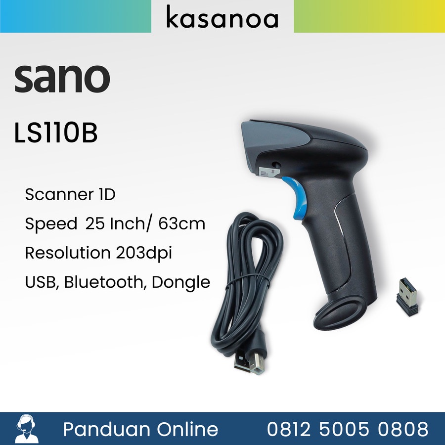 Jual Barcode Scanner Bluetooth Sano LS110B 1D | Shopee Indonesia