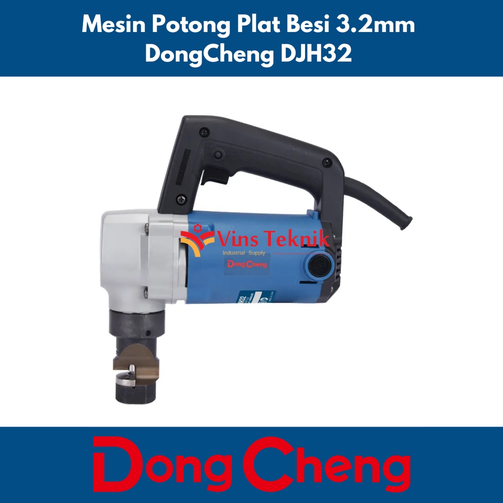 Jual Mesin potong plat besi 3,2mm NIBBLER CUTTER DJH32 DONGCHENG DJH 32 | Shopee Indonesia