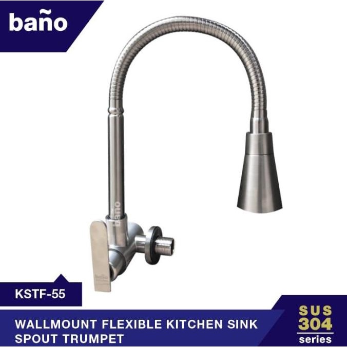 Jual Kran Bak Cuci Piring/Kran Dapur Sink Stainless/Keran Angsa ...