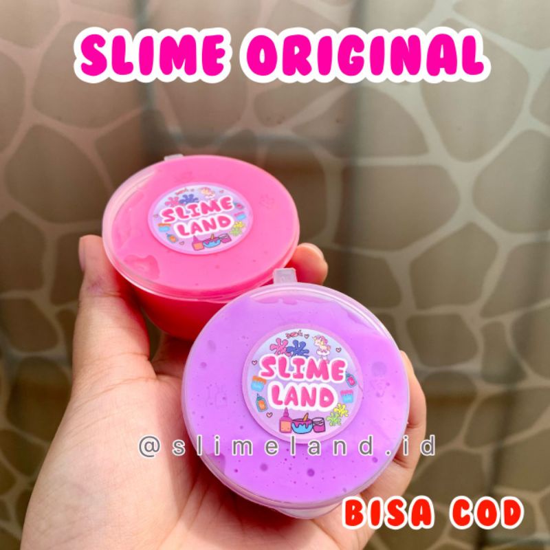 Jual SLIME ORIGINAL 50ML / SLIME MINI BY SLIME LAND ID / Slime murah ...