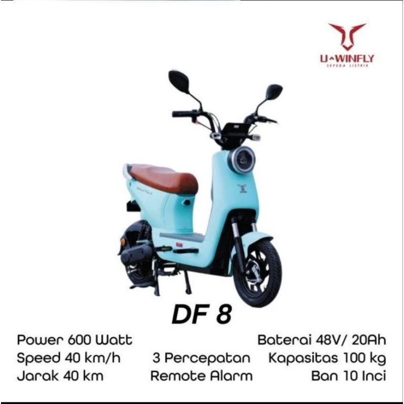 Jual Sepeda Listrik Uwinfly U Winfly Df8 Df 8 Dragonfly 8 Dragonfly8 ...