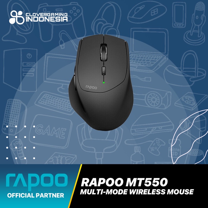 Jual Rapoo MT550 - MT 550 Multi mode Wireless Mouse | Shopee Indonesia
