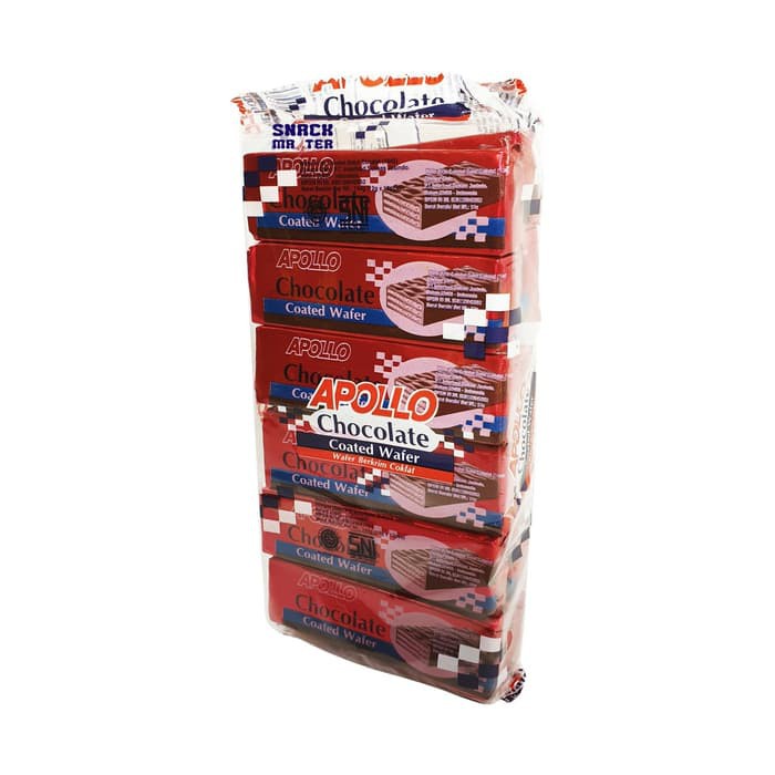 Jual APOLLO Wafer Chocolate 12pcs x 12gr | Shopee Indonesia