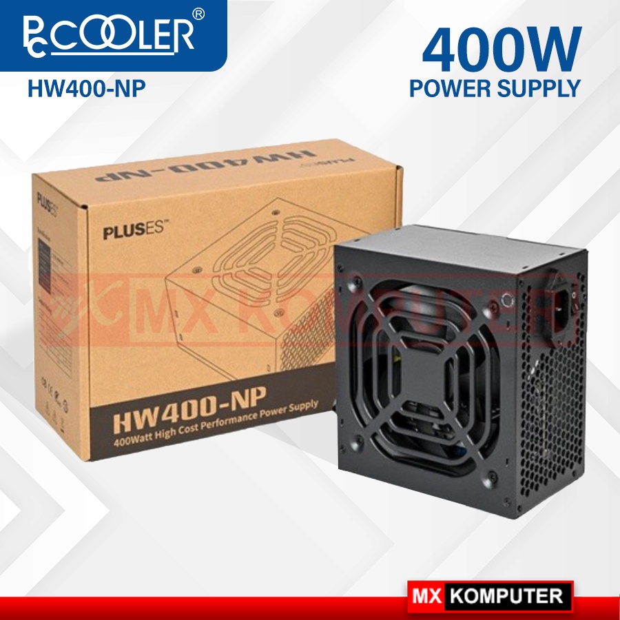 Jual PSU Power Supply PCCOOLER / PC COOLER 400W - HW400-NP / NP400W ...