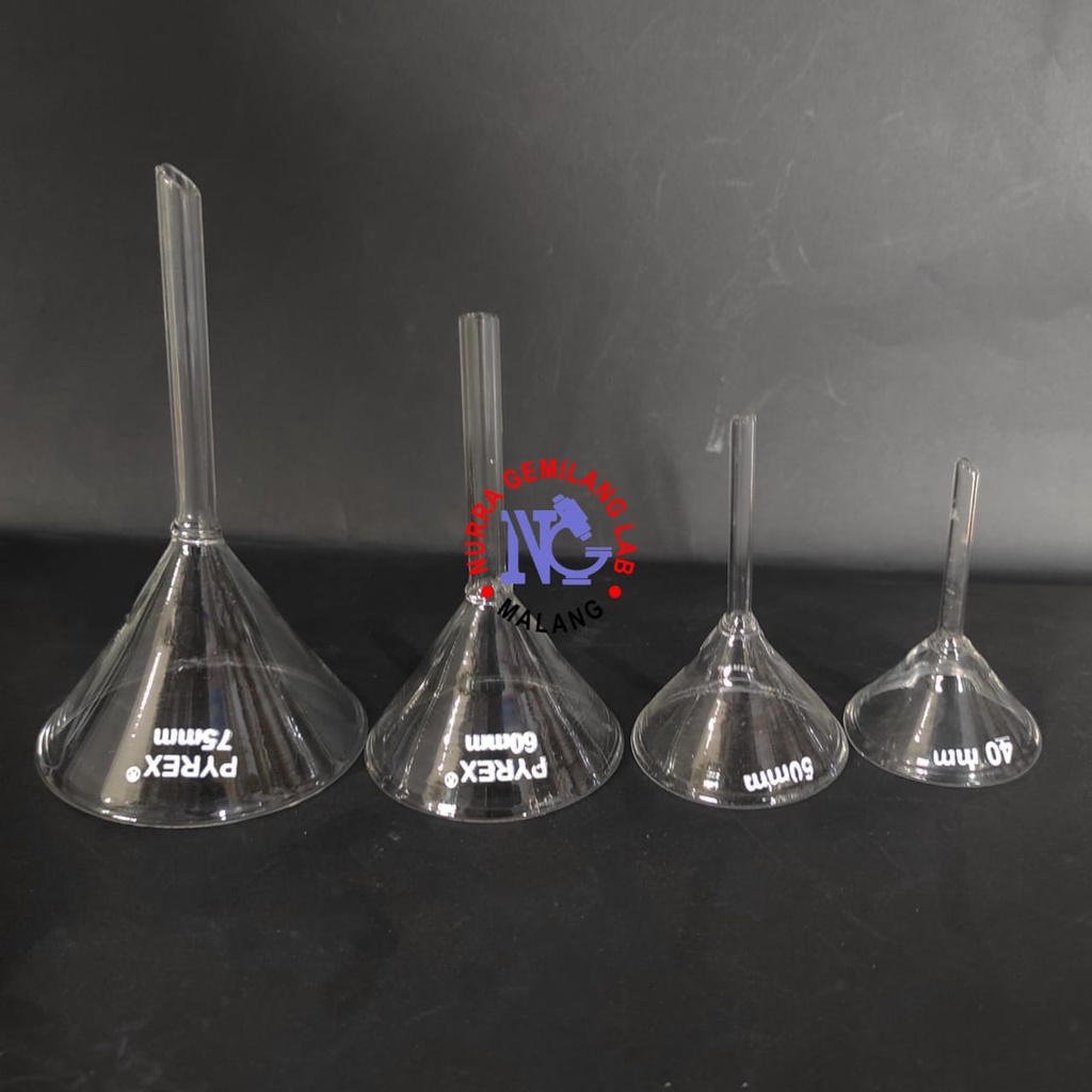 Jual Corong Kaca Pyrex diameter 40mm dan 50mm | Shopee Indonesia