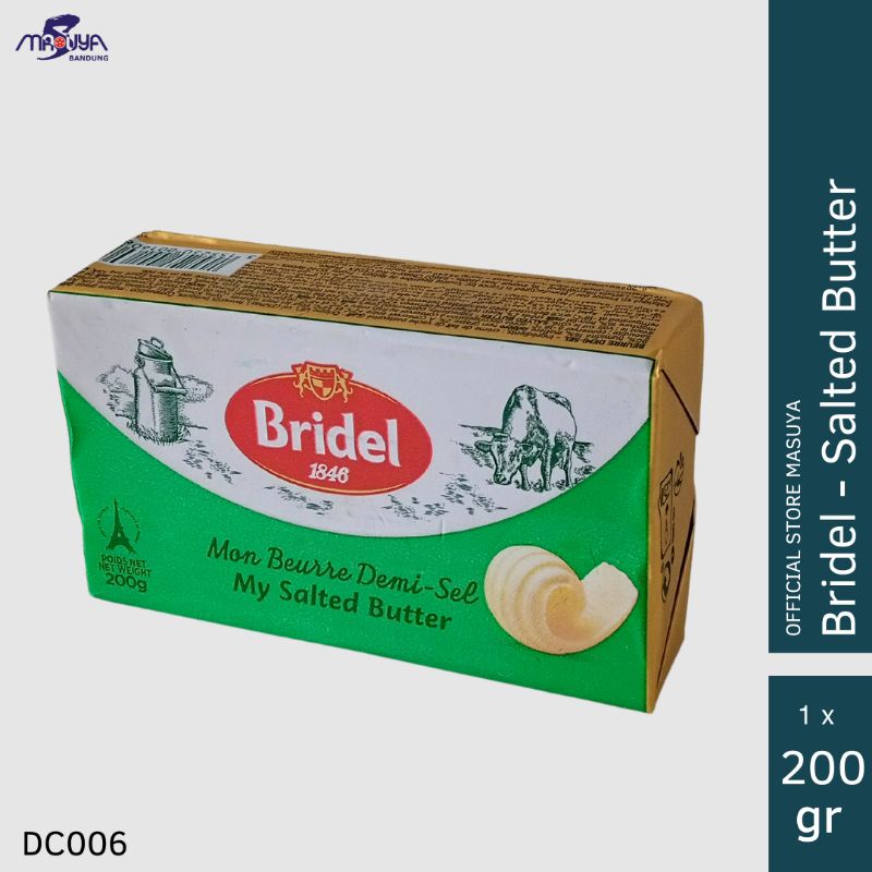 Jual BRIDEL SALTED BUTTER 200 GR ( CHILLED) | Shopee Indonesia
