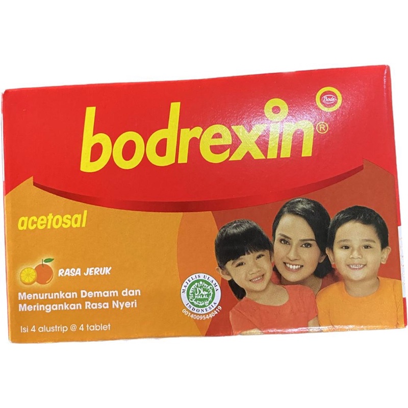 Jual BODREXIN OBAT UNTUK ANAK RASA JERUK 4 STRIP x 4 KAPLET HARGA ...