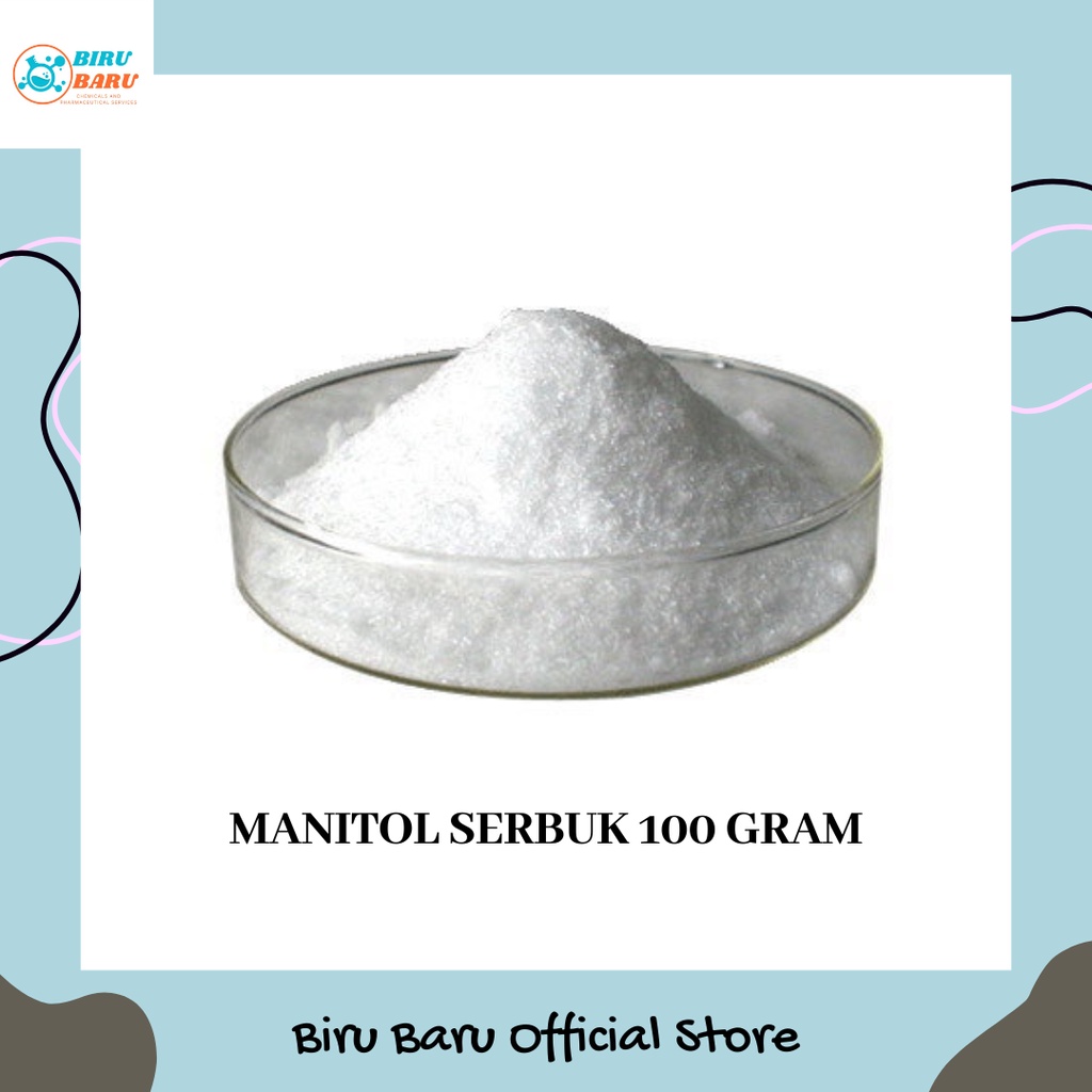 Jual MANITOL POWDER 100 GRAM BEST QUALITY KEMASAN BOTOL | Shopee Indonesia