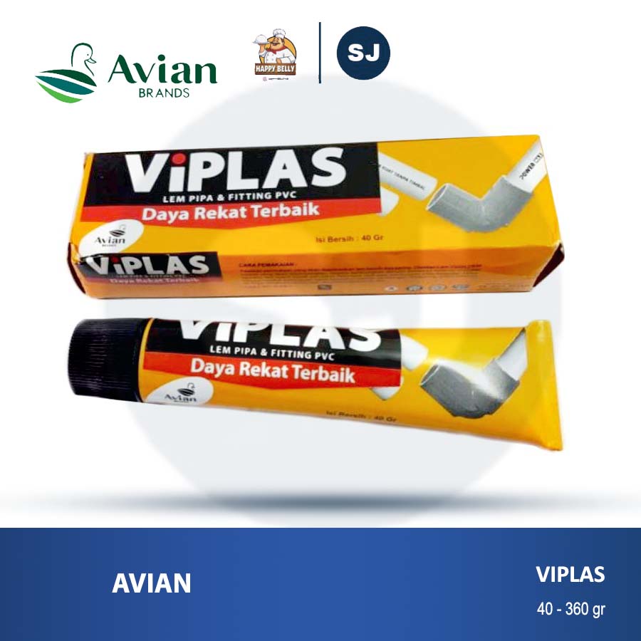 Jual Lem pipa pvc VIPLAS Avian tube 40g | Shopee Indonesia