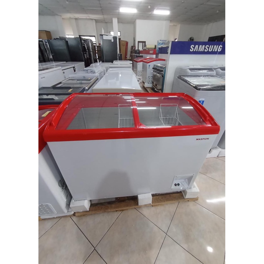 Jual MASPION BY UCHIDA UFH-300C CHEST FREEZER BOX SLIDING 300 LITER ...