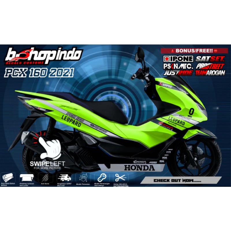 Jual Decal Custom Full Body PCX 160 2021 Variasi Warna | Shopee Indonesia