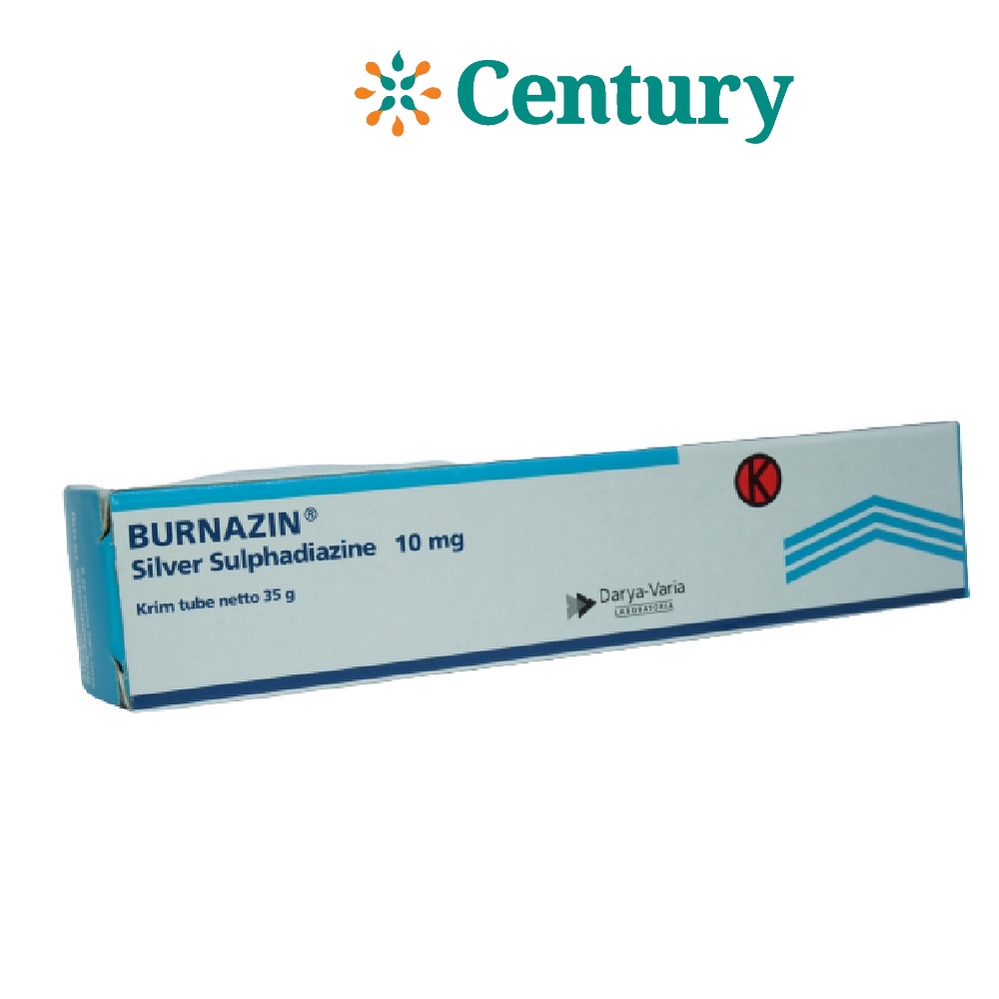 Jual BURNIAZIN 10 MG CREAM 35 GR / SILVER SULFADIAZIN / LUKA BAKAR ...