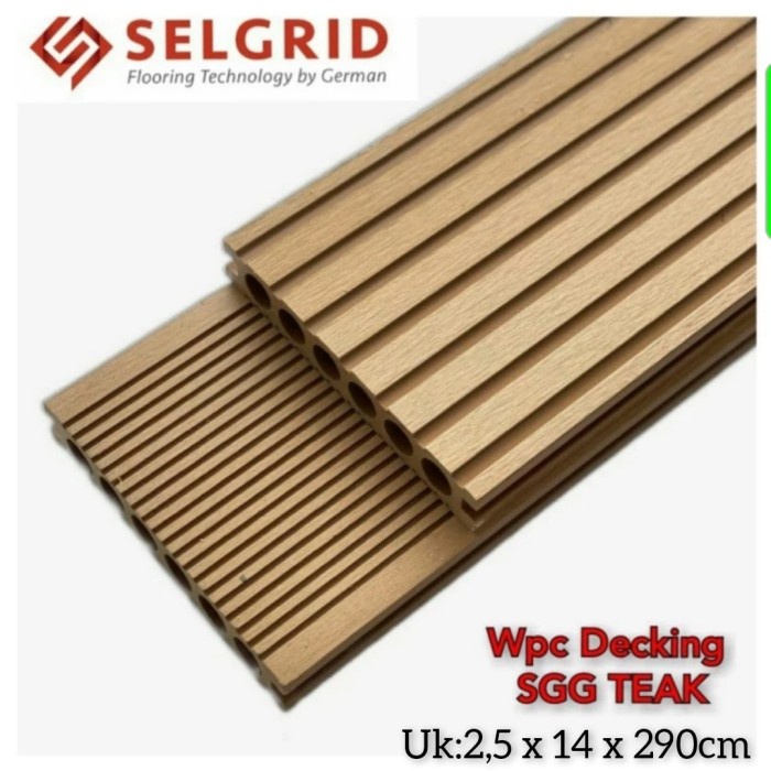 Jual Lantai Wpc Decking Sgg Teak | Shopee Indonesia
