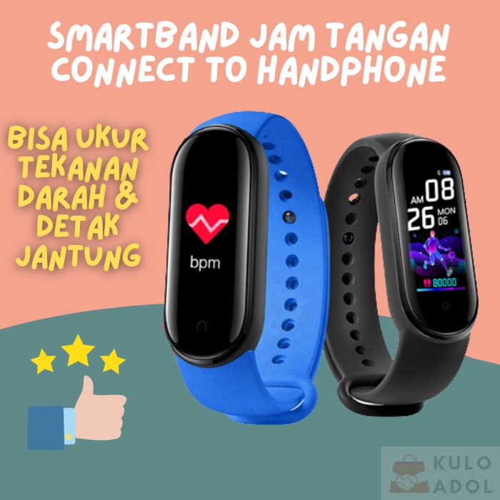 Jual Jam Tangan Digital Smartwatch Sport Waterproof Pengukuran Detak ...