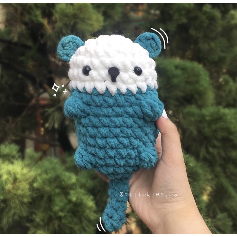 Jual Otter Amigurumi - Boneka Rajut HANDMADE | Shopee Indonesia