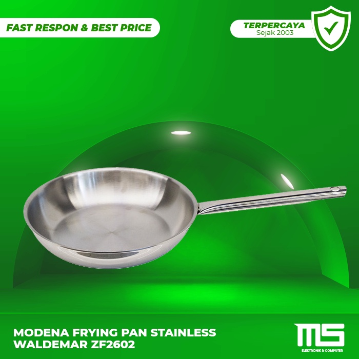 Jual Modena Frying Pan Stainless Waldemar ZF2602 | Shopee Indonesia