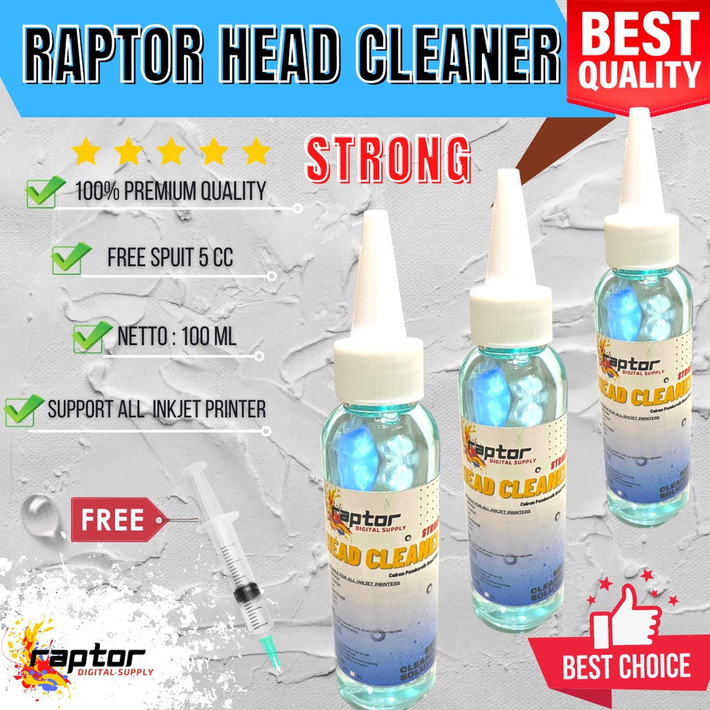 Jual HEAD CLEANER PEMBERSIH FLUSHING HEAD PRINT DTF DTG STRONG 100 ML ...