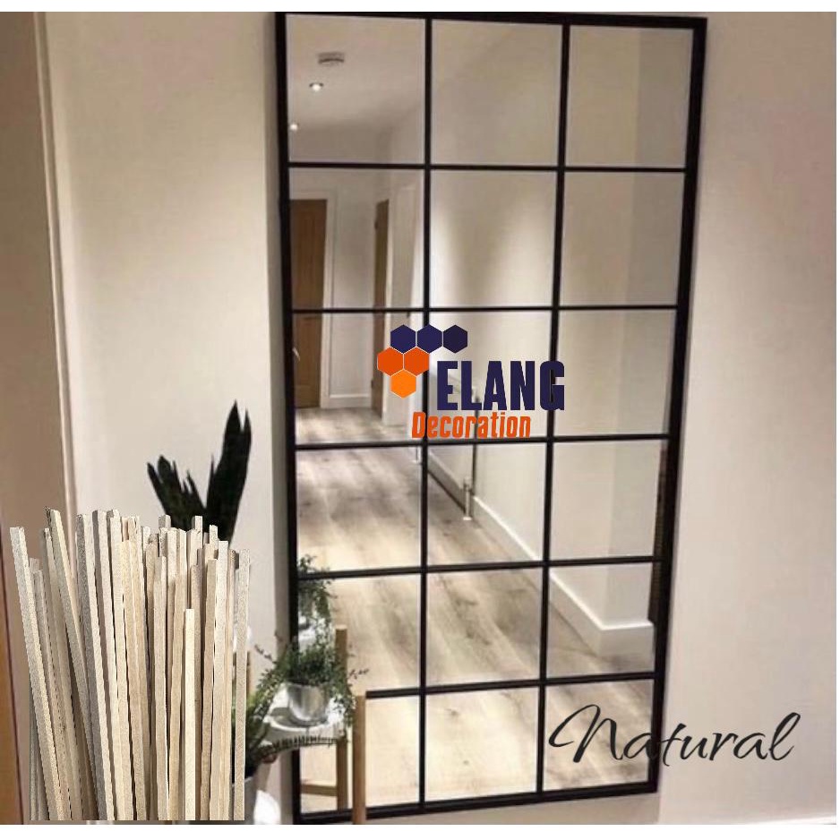 Jual List Profil Kayu Cermin Dinding H*CK IK*A Ukuran 1CM X 1CM Tinggi ...