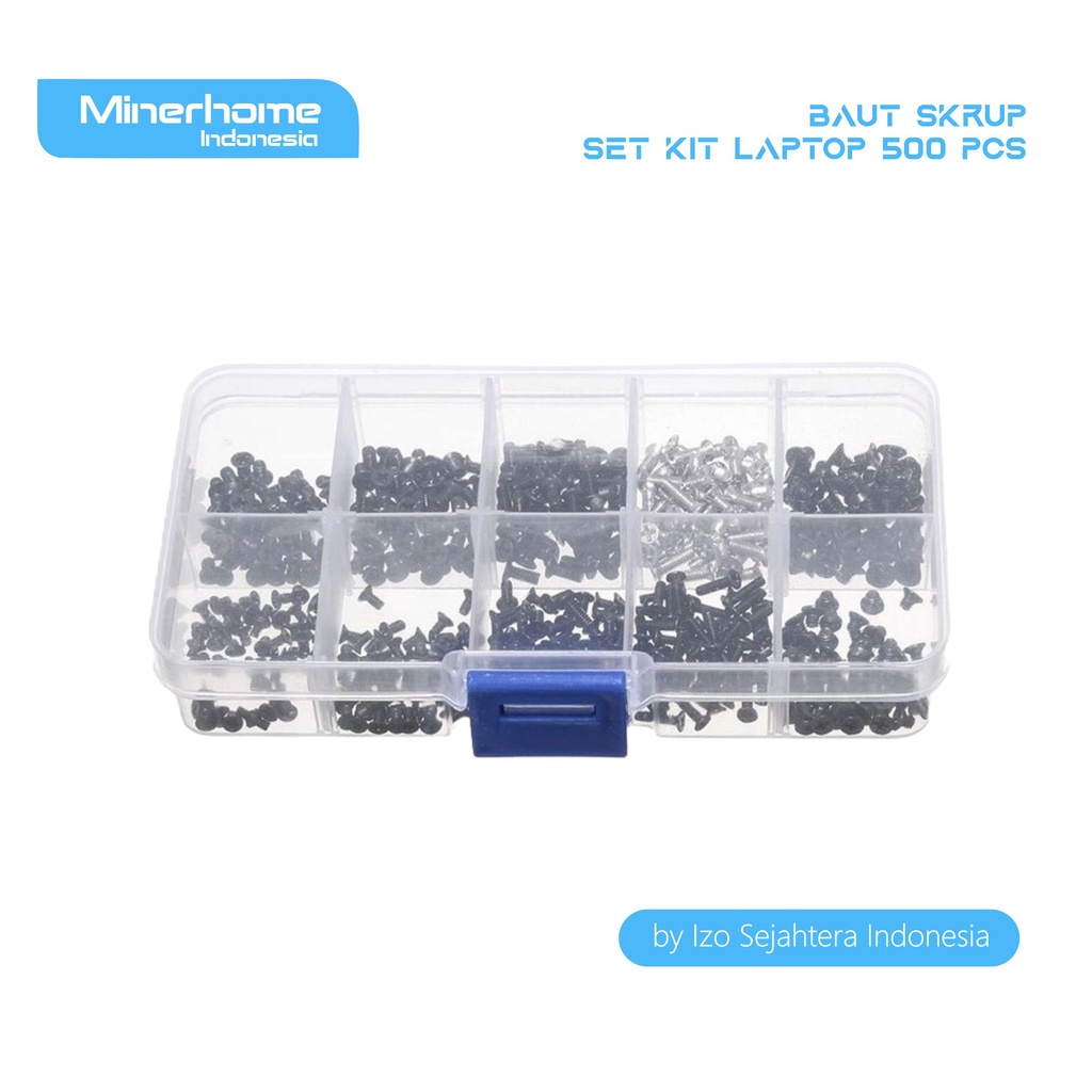 Jual Baut Skrup Lengkap untuk Laptop/Notebook/Netbook Total 500 pcs ...