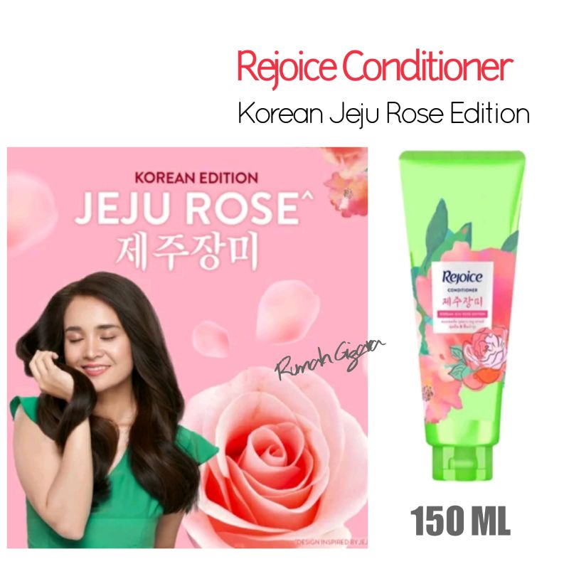 Jual REJOICE KONDITIONER Korean Jeju Rose Edition 150 ML 150ML ...