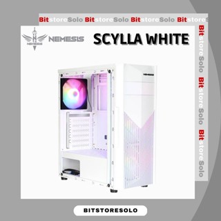 Jual Casing PC Komputer Gaming NYK Nemesis T10 Scylla Black White ...