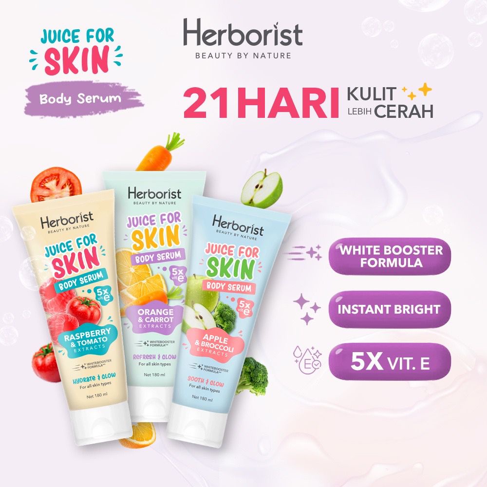 Jual Herborist Juice For Skin Body Serum - 180ml | Heborist Hand Body ...