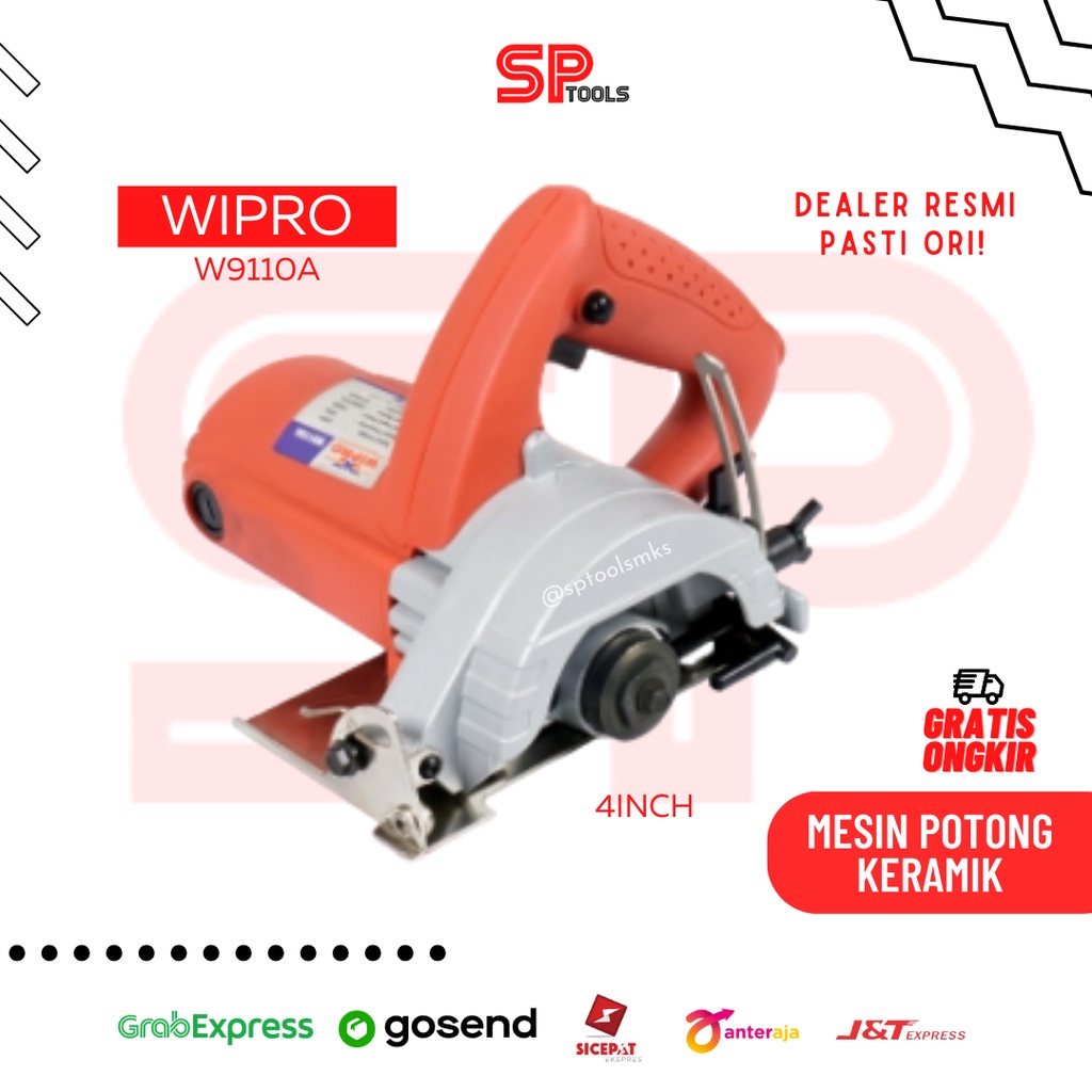 Jual MESIN POTONG KERAMIK / MARBLE / TEGEL CUTTER 4" 4 INCH WIPRO ...