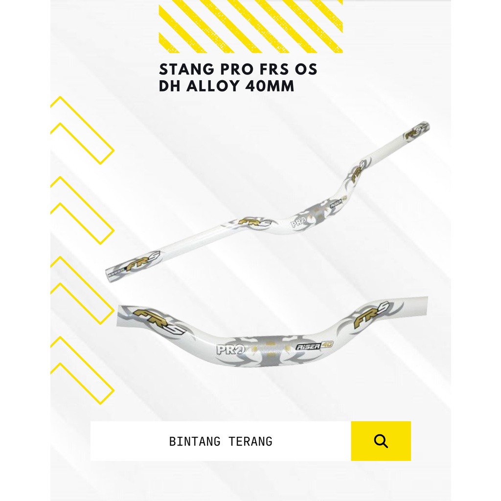 Jual STANG PRO FRS OS DH ALLOY 40MM/HANDLEBAR STANG SEPEDA/OVERSIZE ...
