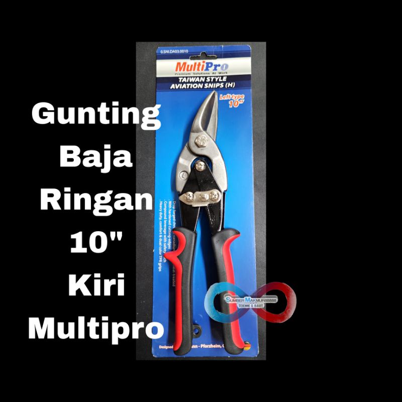 Jual Gunting Baja Ringan (kiri/left) 10" Multipro / Gunting Taso ...