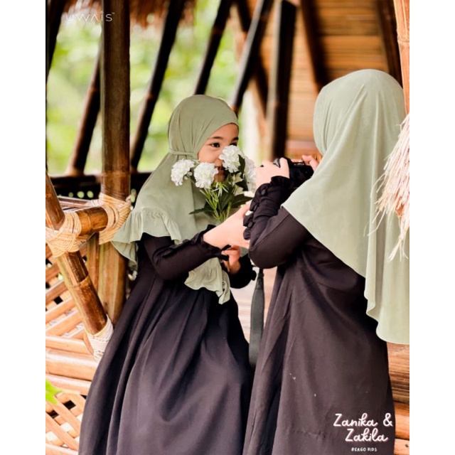 Jual Zakila bergo kids by uwais hijab (hijab only) | Shopee Indonesia