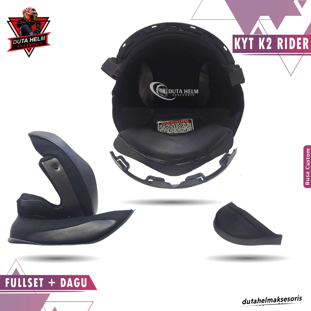 Jual Busa Helm KYT K2 Rider K2 R K2r Cheek Pad Pipi S M L XL XXL Dagu ...