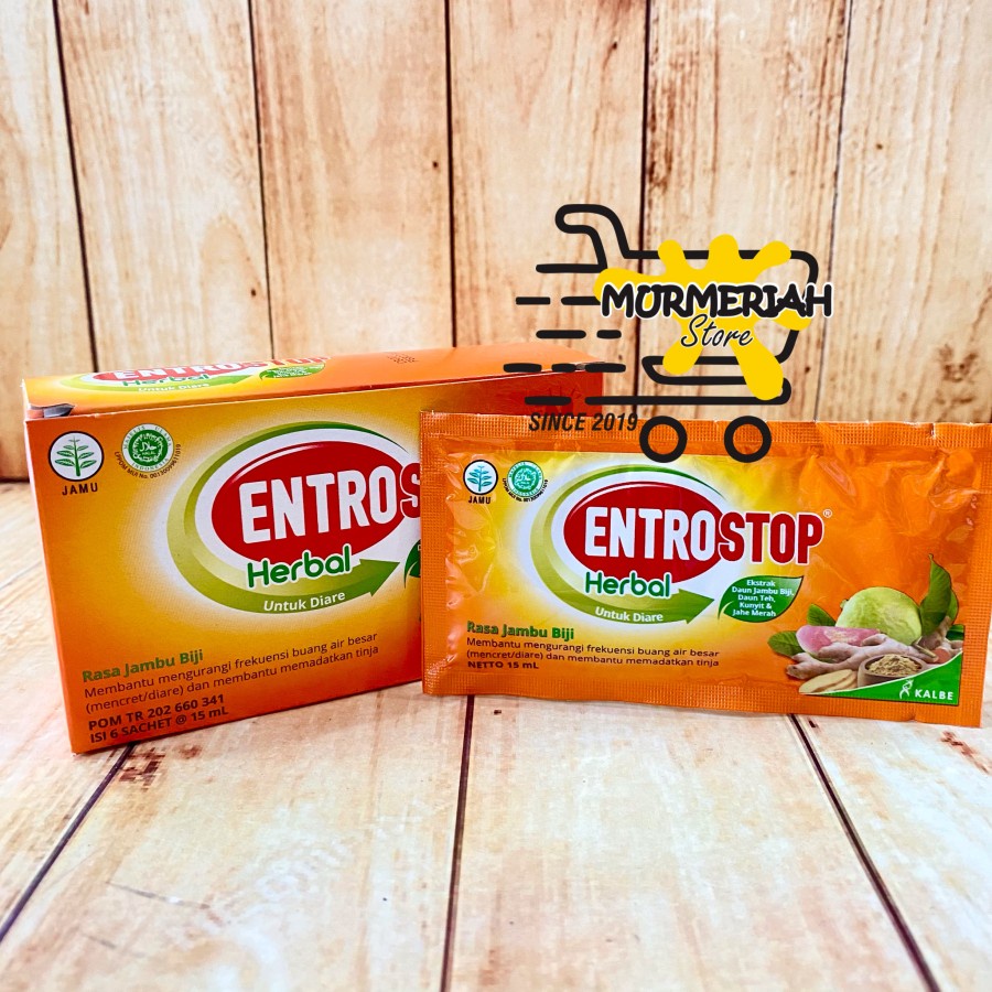 Jual Entrostop Dewasa Cair Herbal Box 6 sachet - Untuk Mencret/Diare ...