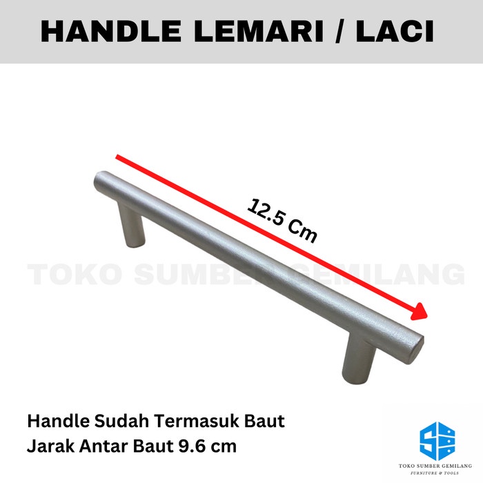 Jual Handle Lemari / Handle Laci / Handle Bambu 120 / Pegangan Laci ...