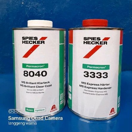 Jual Pernis Spies Hecker MS Brilliant Clear Coat 8040 + Hardener 3333 ...
