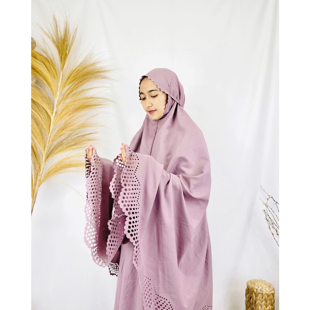 Jual Benang Raja Mukena Laser Cut Retsliting | Shopee Indonesia