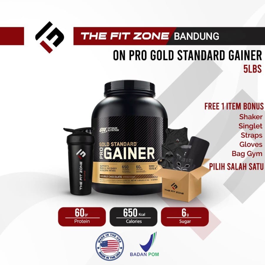 Jual ON Pro Gold Standard Gainer 5 Lbs Weight Gainer Optimum Nutrition ...