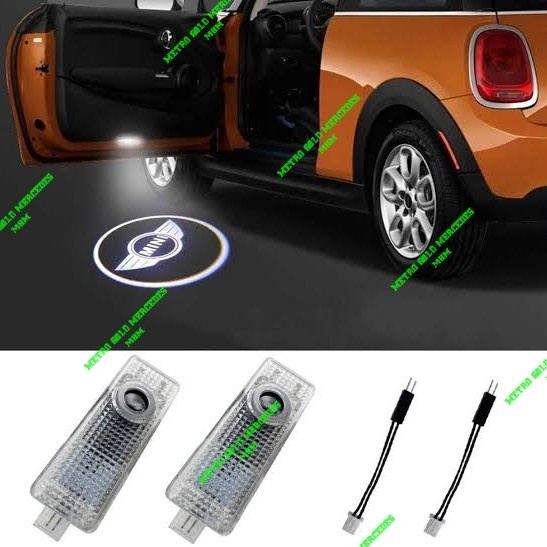 Jual Lampu LED Pintu Mobil Logo Mini Cooper LED Car Door Mini Cooper ...