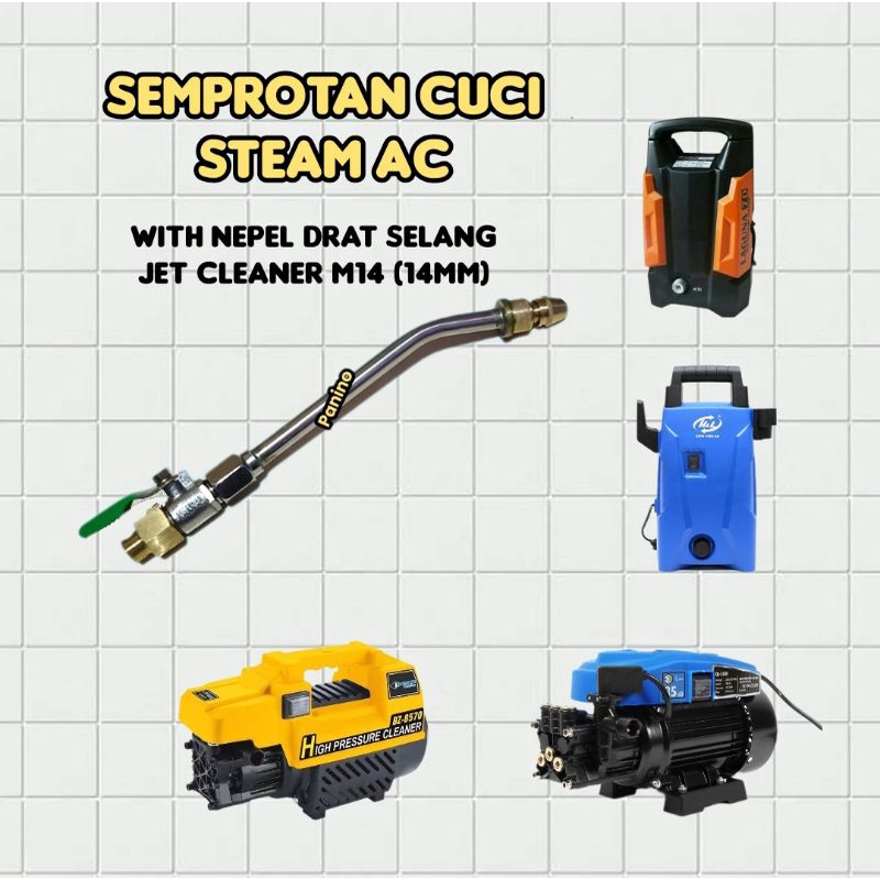 Jual Nozel cuci ac/kran cuci ac panjang/nozzle sprayer/kran panjang ...