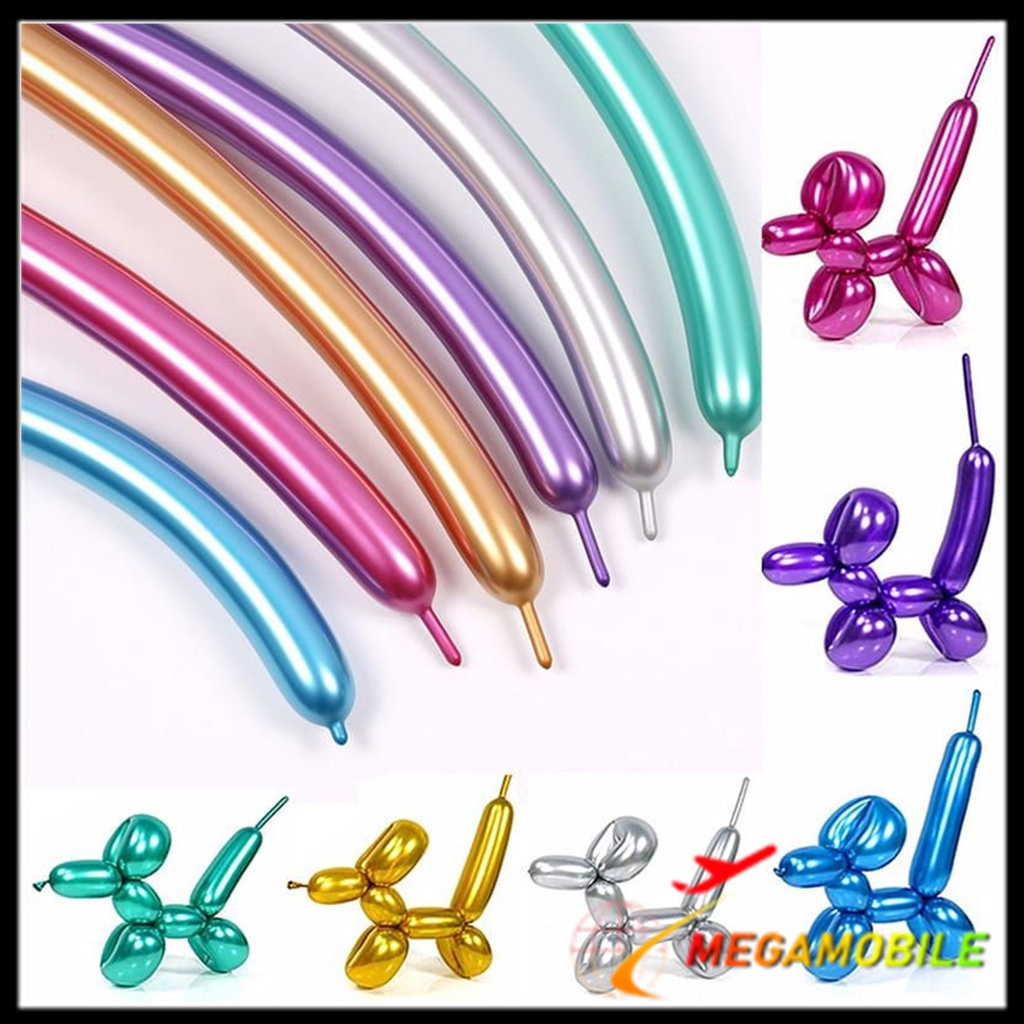 Jual MM - Balon Twist Chrome Balon Pentil Balon Panjang Balon Bisa di ...