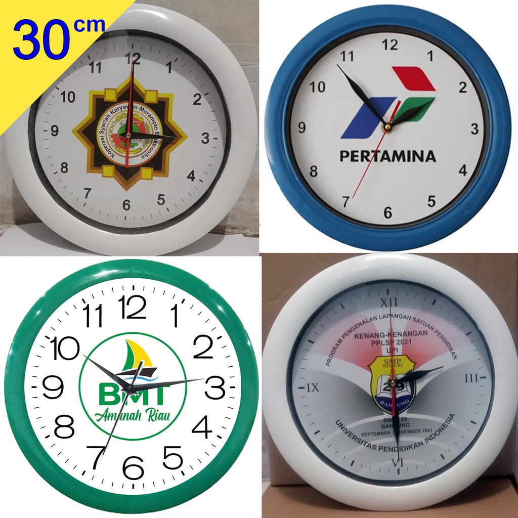 Jual JAM DINDING CUSTOM PROMOSI LOGO PERUSAHAAN, PHOTO & KOMUNITAS ...