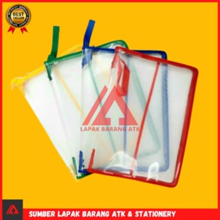 Jual Map sleting Ziper Bag / Map Jaring Tempat Berkas Dokumen | Shopee ...