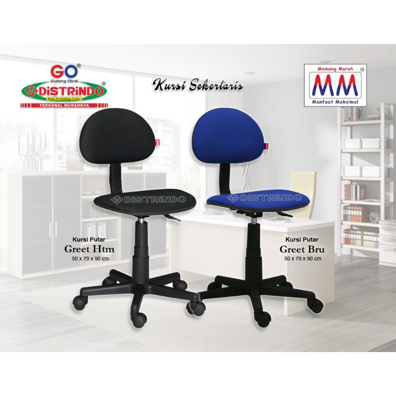 Jual Kursi staf Kursi Kantor Kursi Belajar Dengan System Hidrolis ...