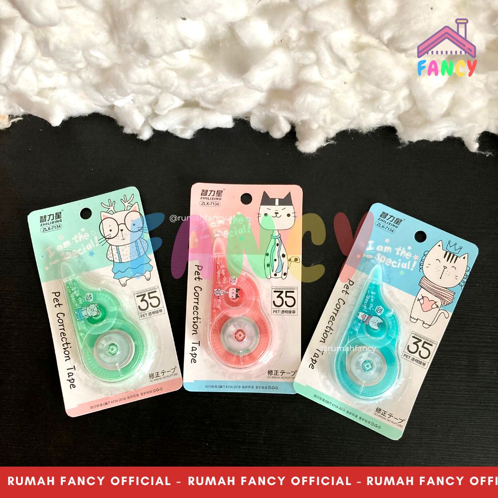 Jual Tip Ex Kertas / Correction Tape Fancy Warna Pastel Animal Merek ...
