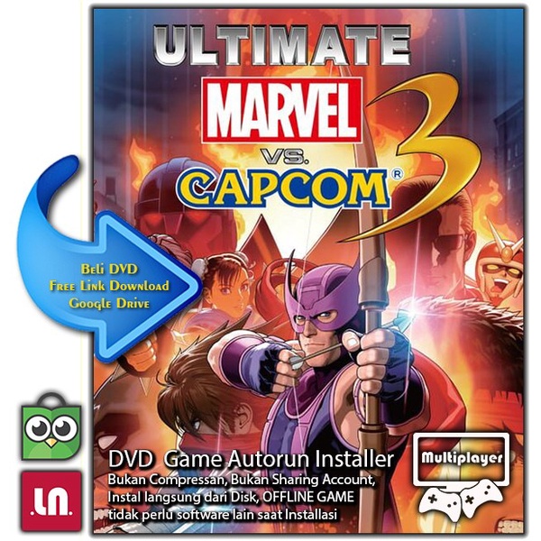 Jual kaset cd game pc Ultimate Marvel vs Capcom 3 - PC DVD Game Fight ... Jual kaset cd game pc Ultimate Marvel vs Capcom 3 - PC DVD Game Fight ...