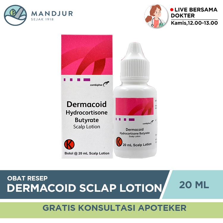 Jual Dermacoid Scalp Lotion 20 ml | Shopee Indonesia