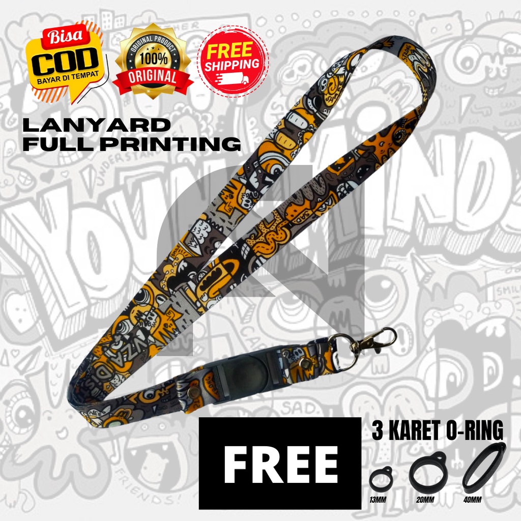 Jual Tali Lanyard / Name Tag / Id Card / Gantungaan Kunci dll Full ...