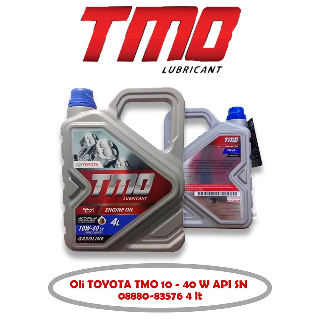 Jual Oli TOYOTA TMO 10 - 40 W API SN 08880-83576 4 lt BARANG ASLI -06793 IN | Shopee Indonesia