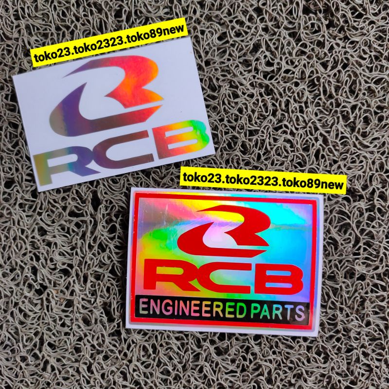 Jual stiker motor hologram stiker rcb racing | Shopee Indonesia