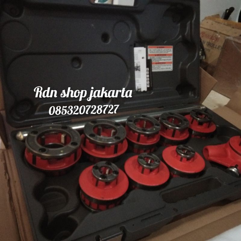 Jual Alat snai drat pipa manual 1/8 - 2 inch RIDGID Model No.12 R ...
